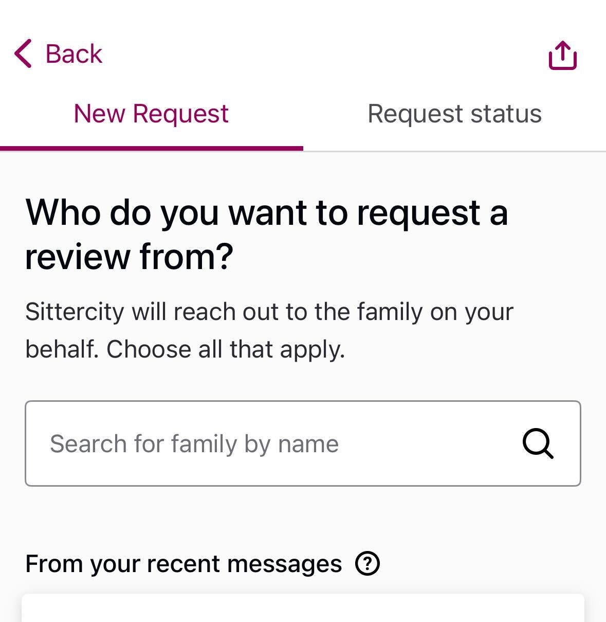 How to request a review – Support - Sittercity